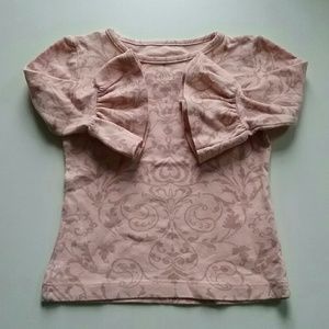 Persnickety | Shirts & Tops | Persnickety Nob Hill Pink Damask Top 2 Months | Poshmark